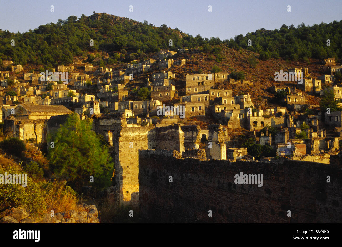 kayaköy or kayakoyu is a ghost town Village in turkey. the Greek name ...