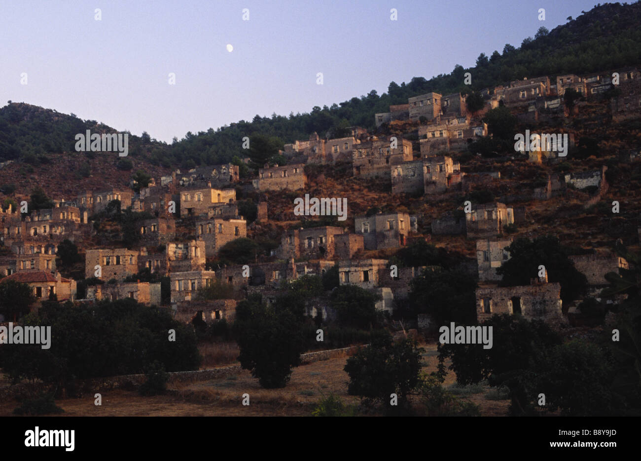 kayaköy or kayakoyu is a ghost town Village in turkey. the Greek name ...