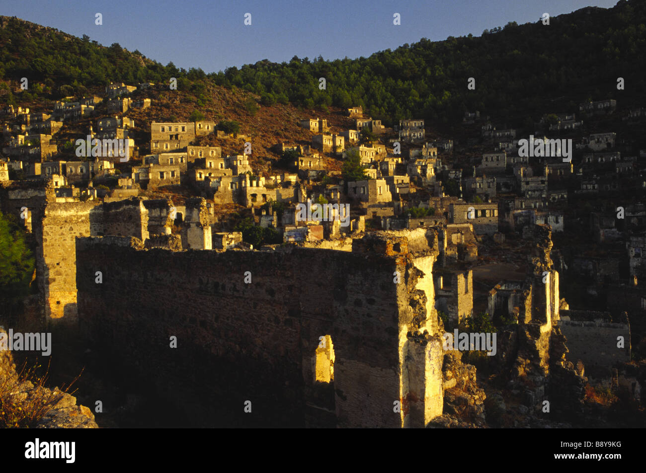 kayaköy or kayakoyu is a ghost town Village in turkey. the Greek name ...