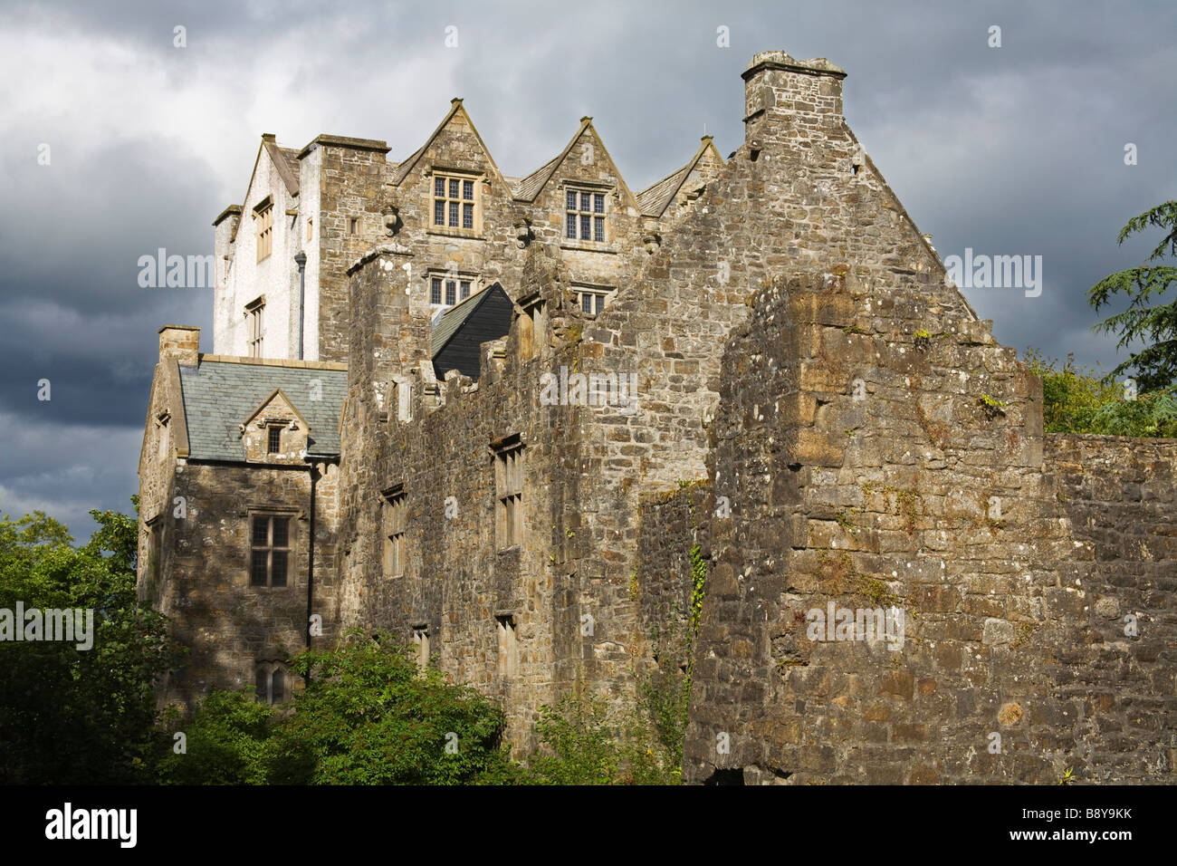 Ruins of a castle, Donegal Castle, Donegal, County Donegal, Ulster ...