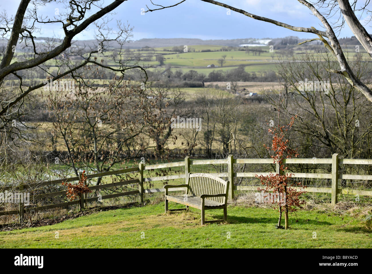 The grounds of a country estate Stock Photo - Alamy