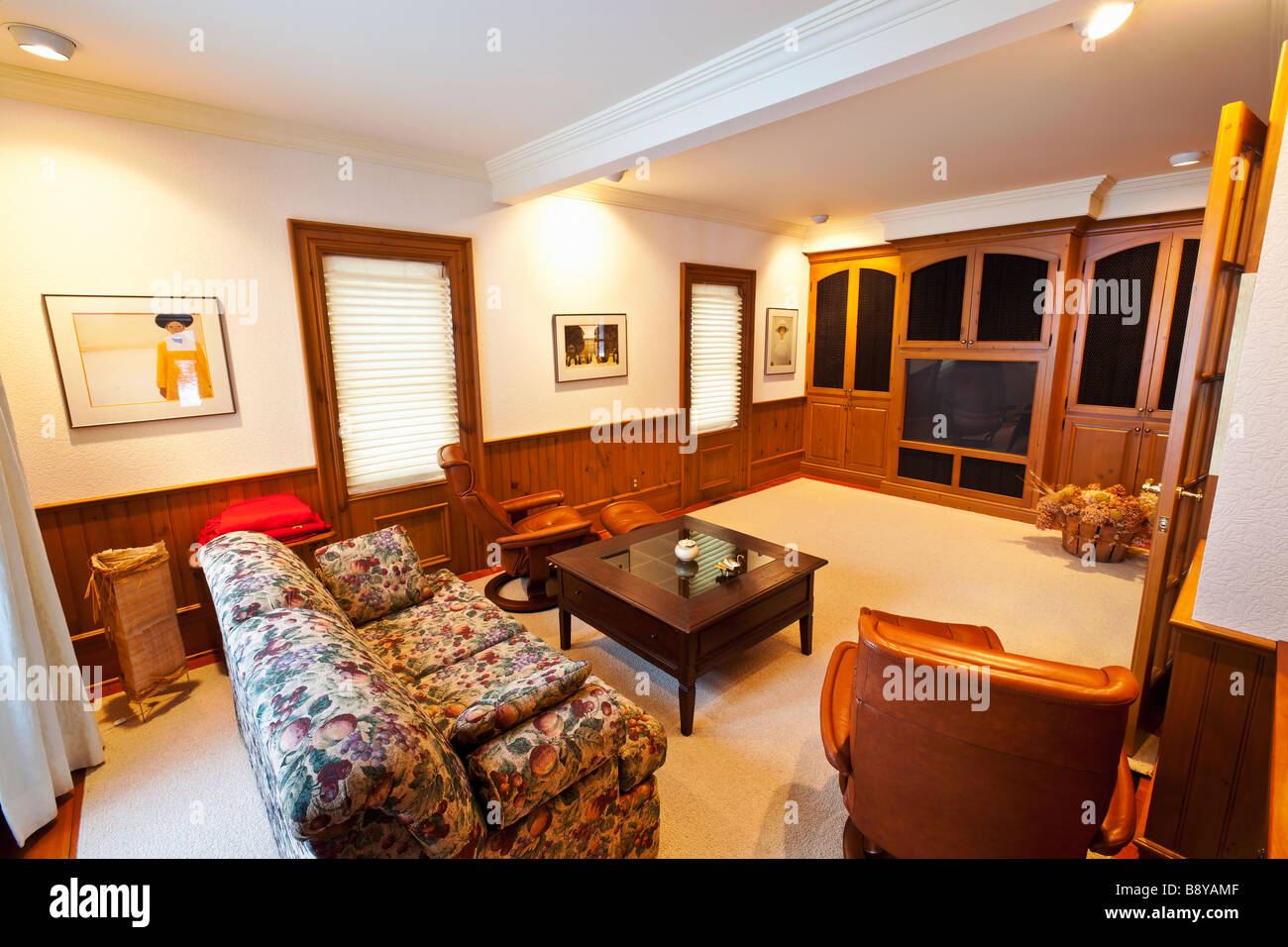 Lounge in house Stock Photo - Alamy