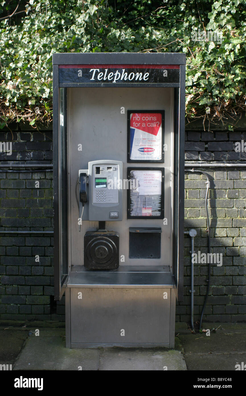 UK public payphone on a rural railway station Stock Photo - Alamy