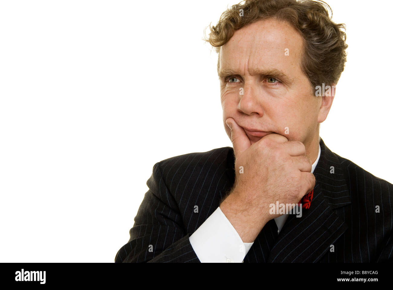 Deep thinking man hi-res stock photography and images - Alamy