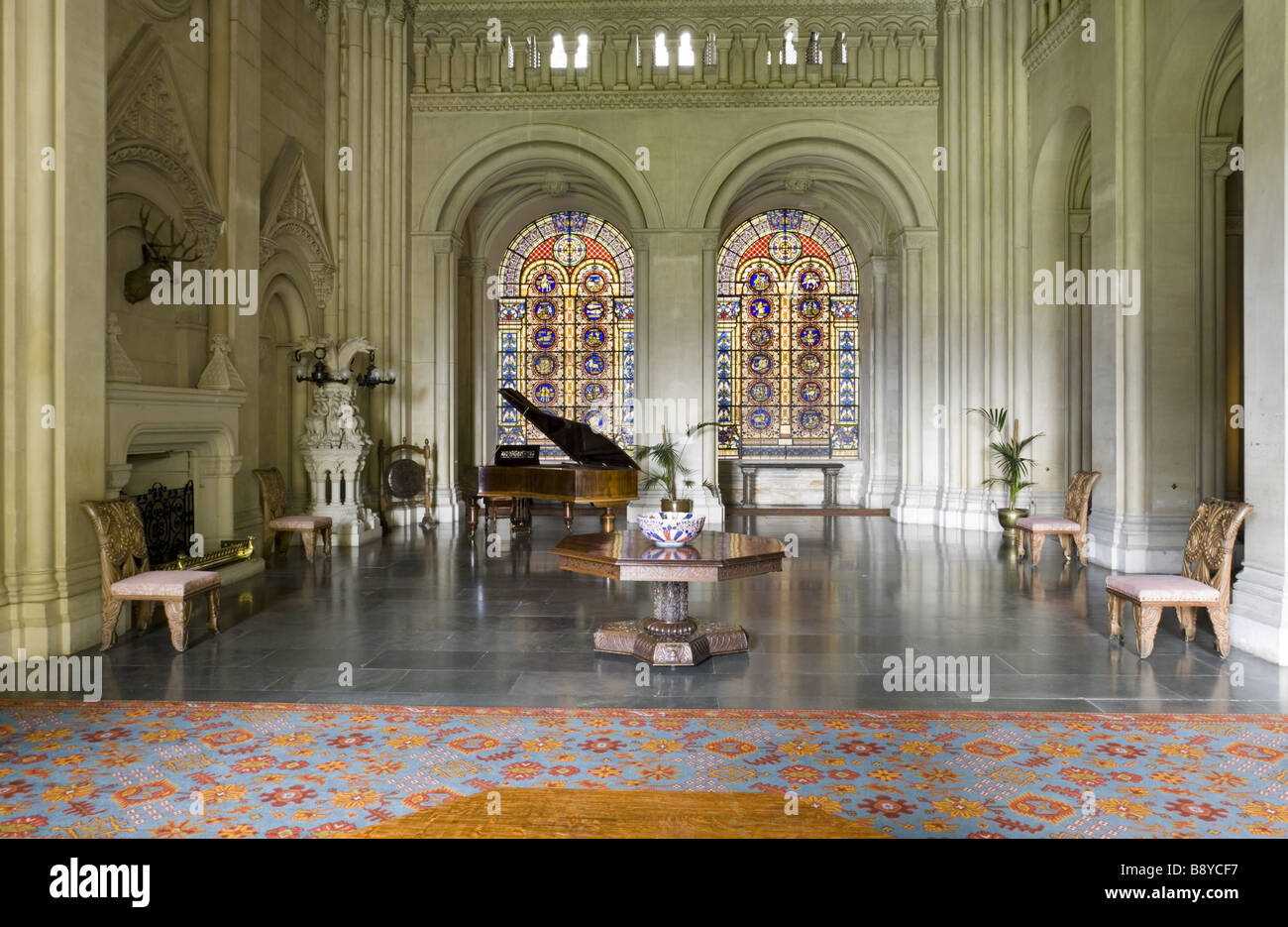 Penrhyn castle interior hi-res stock photography and images - Alamy