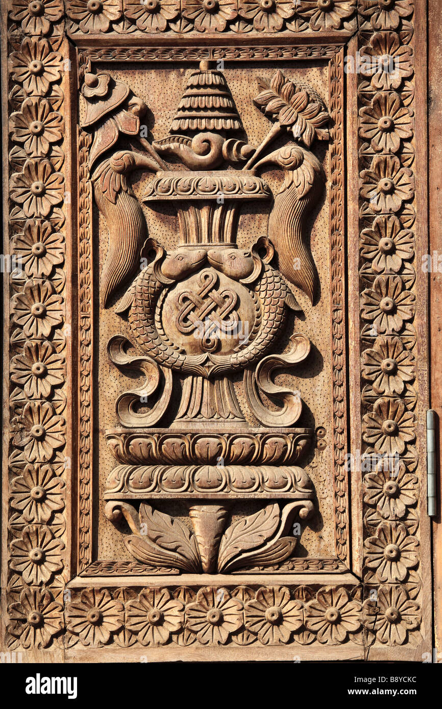 Kathmandu nepal architecture wood hi-res stock photography and images ...
