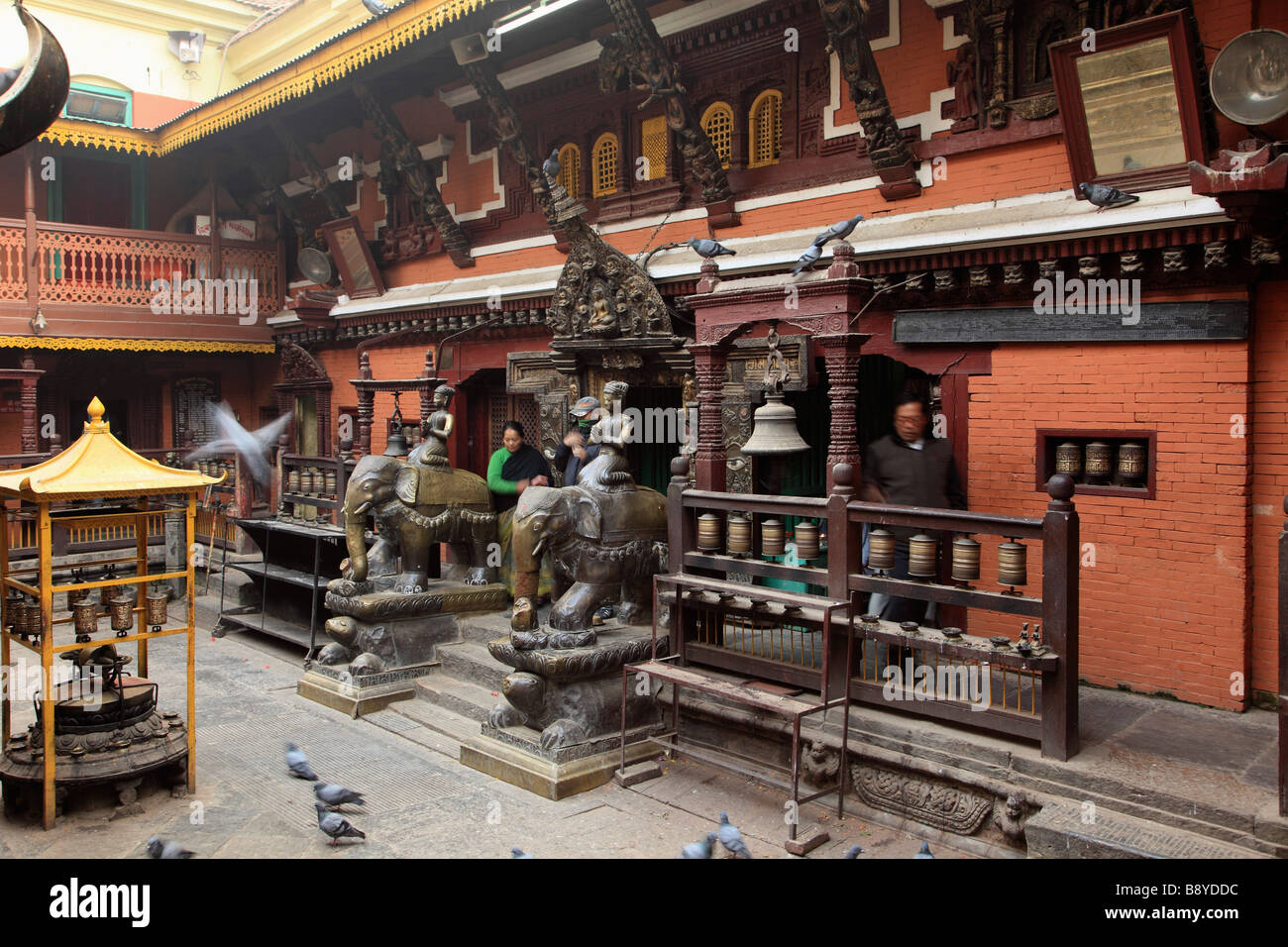 Nepal Kathmandu Valley Patan Golden Temple Kwa Bahal Stock Photo - Alamy