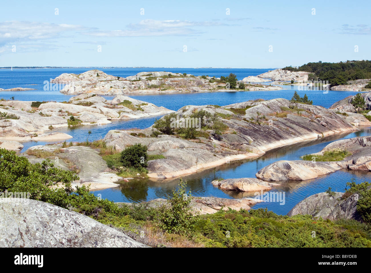 Rocks in the Stockholm archipelago Sweden Stock Photo - Alamy
