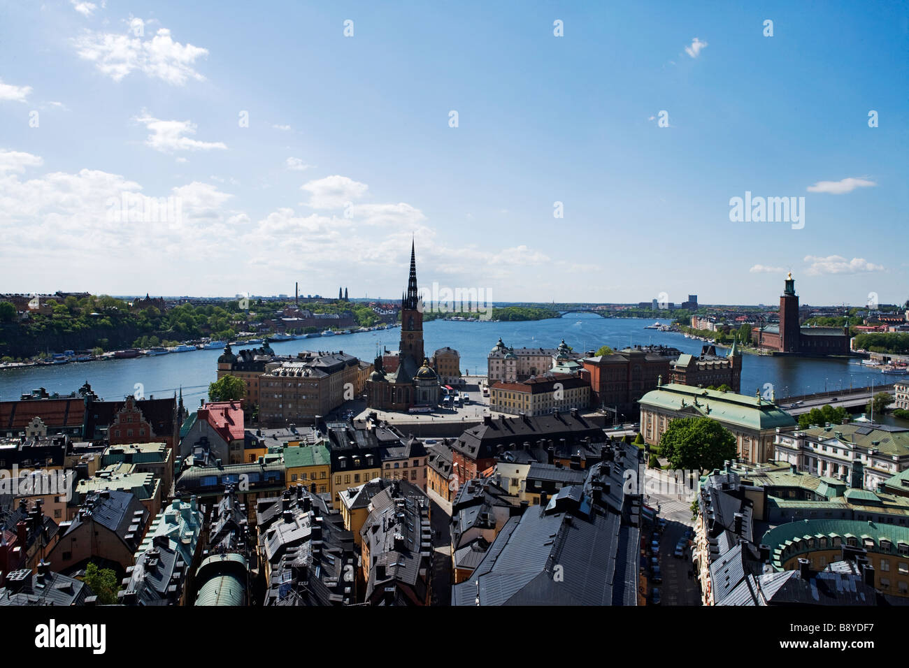 Stockholm roofs hi-res stock photography and images - Alamy