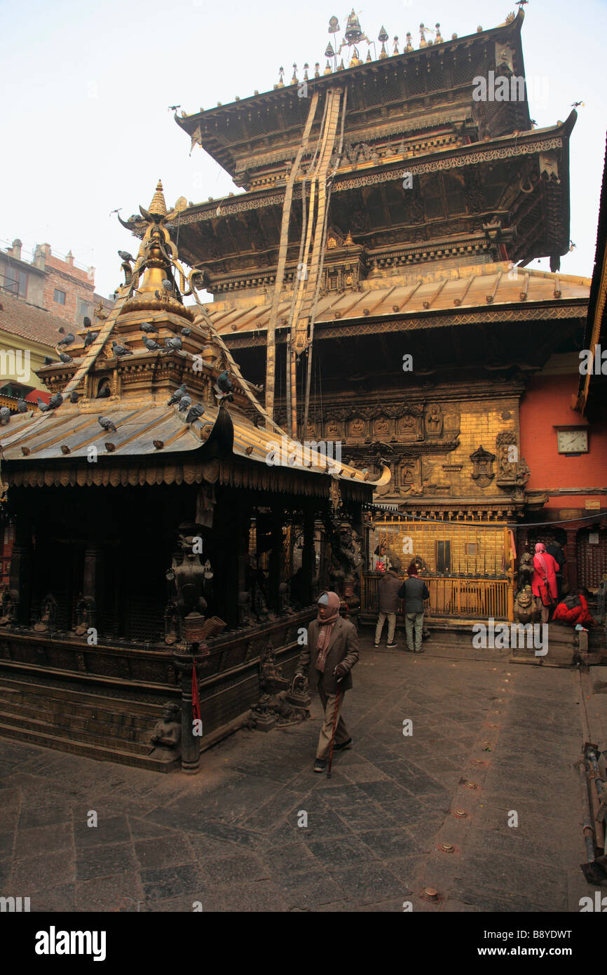 Nepal Kathmandu Valley Patan Golden Temple Kwa Bahal Stock Photo - Alamy