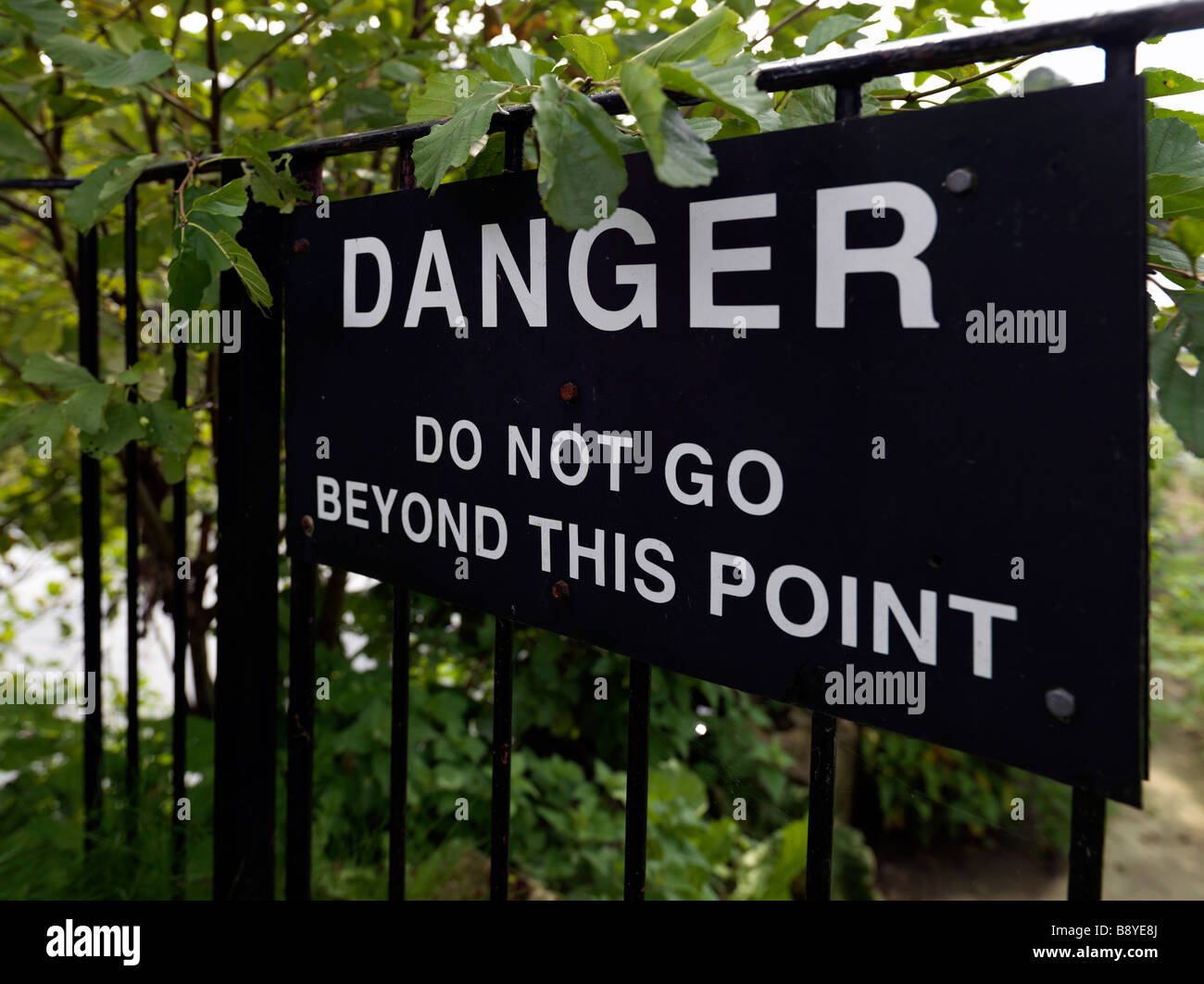 danger warning sign Stock Photo - Alamy