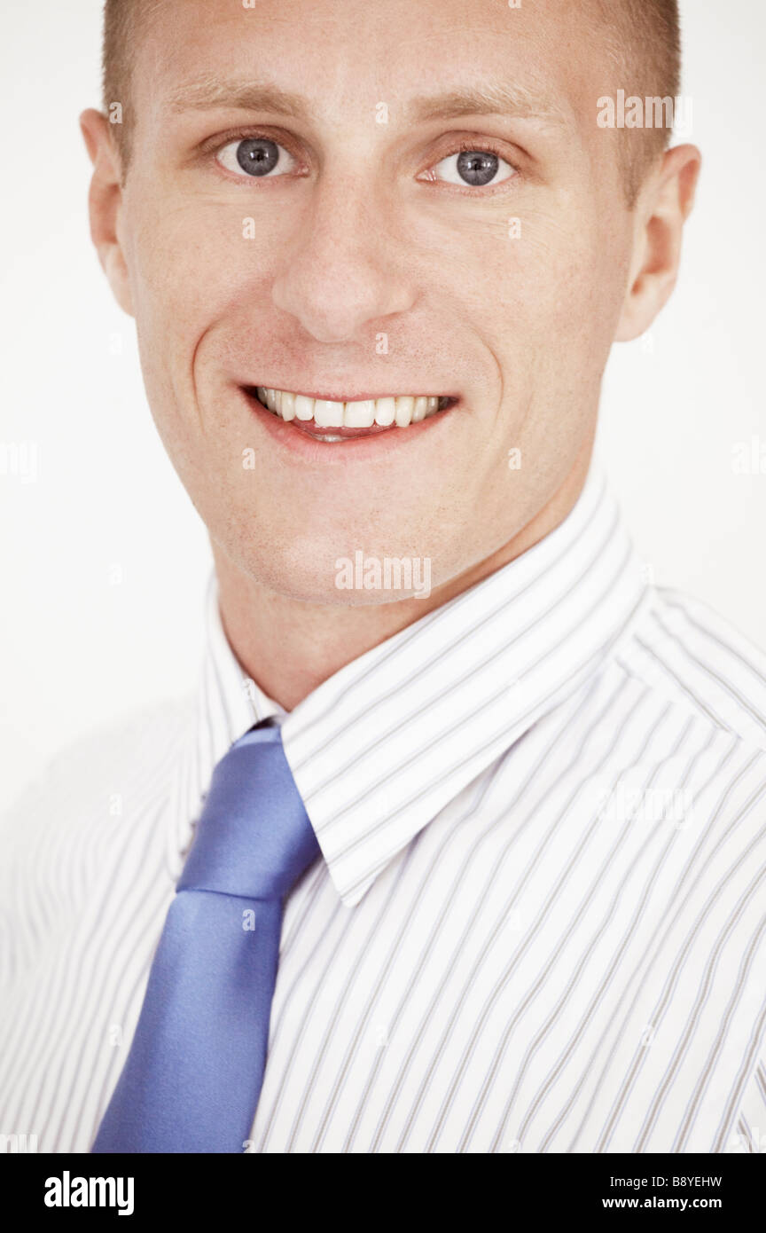 Portrait of a man wearing a tie Stock Photo - Alamy