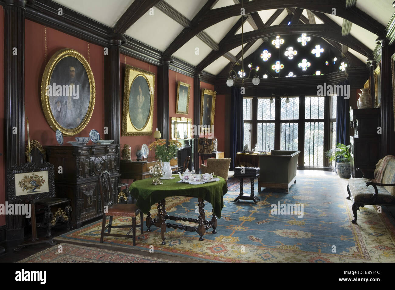 Rufford Old Hall Stock Photo - Alamy