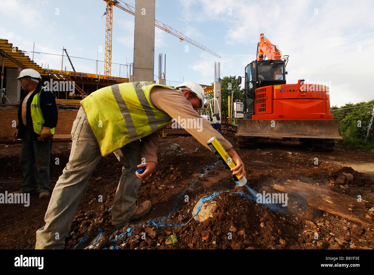 Marking out hi-res stock photography and images - Alamy