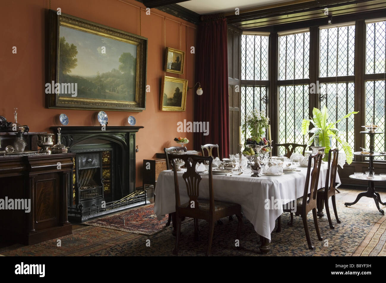 Rufford Old Hall Stock Photo - Alamy