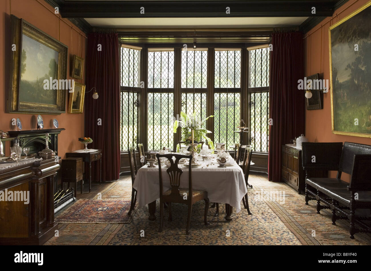 Rufford Old Hall Stock Photo - Alamy