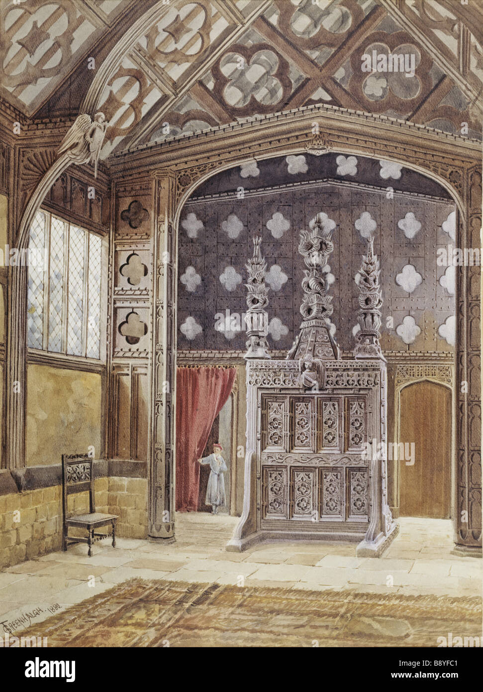 Rufford old hall great hall hi-res stock photography and images - Alamy