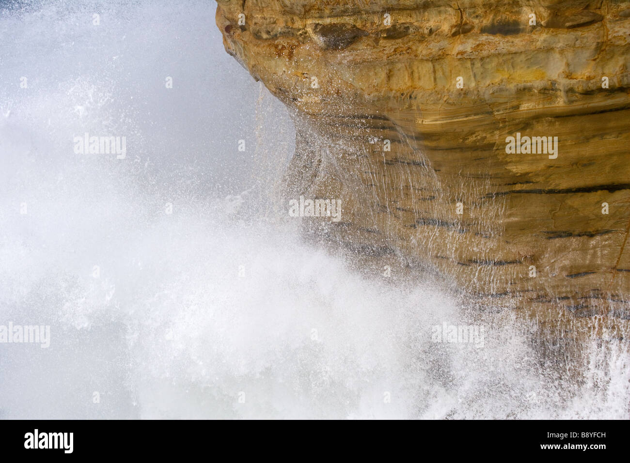 Cape Kiwanda Wave Action Stock Photo - Alamy