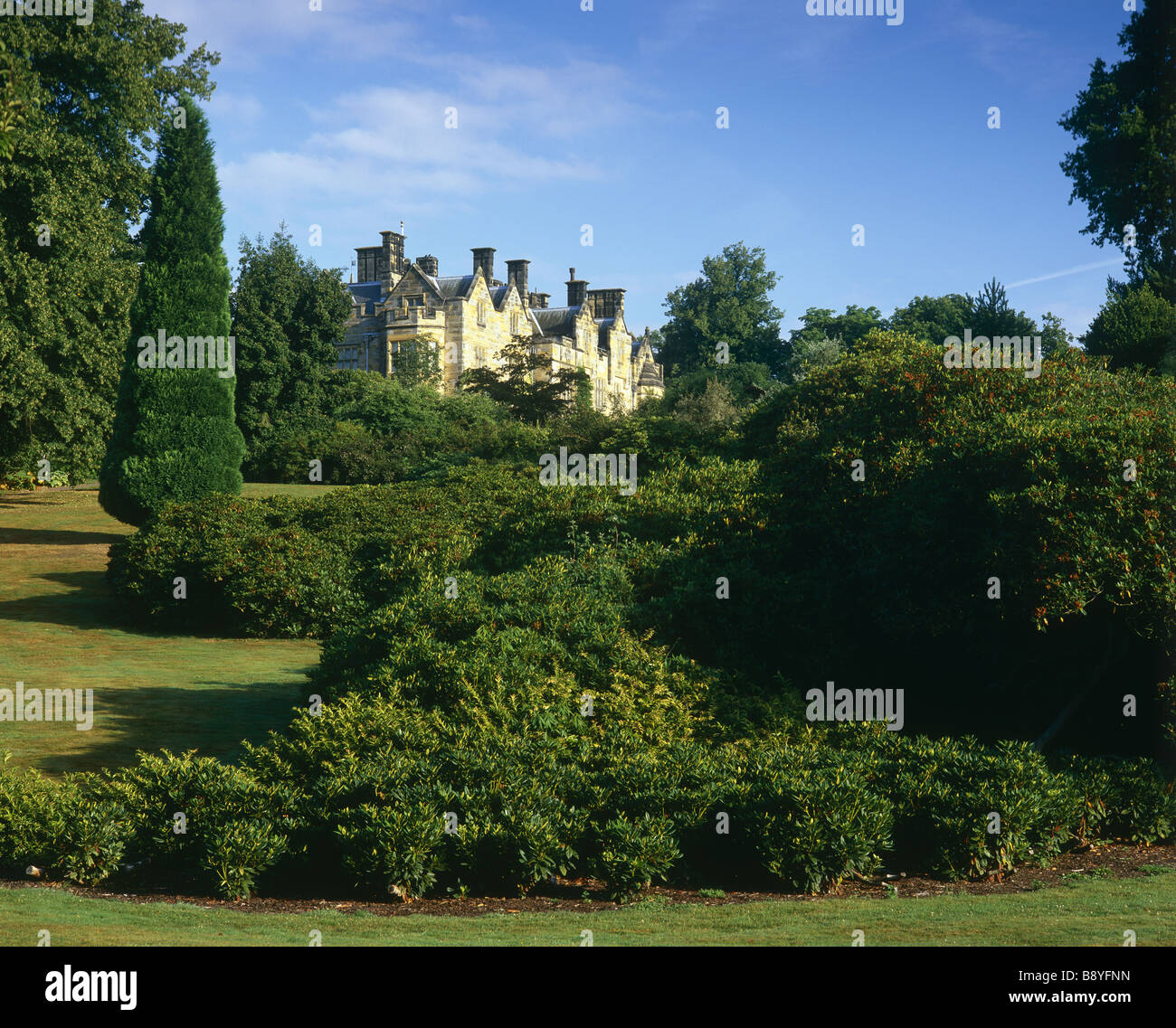 The new house at Scotney Castle, Kent, built between 1837 and 1842 in ...