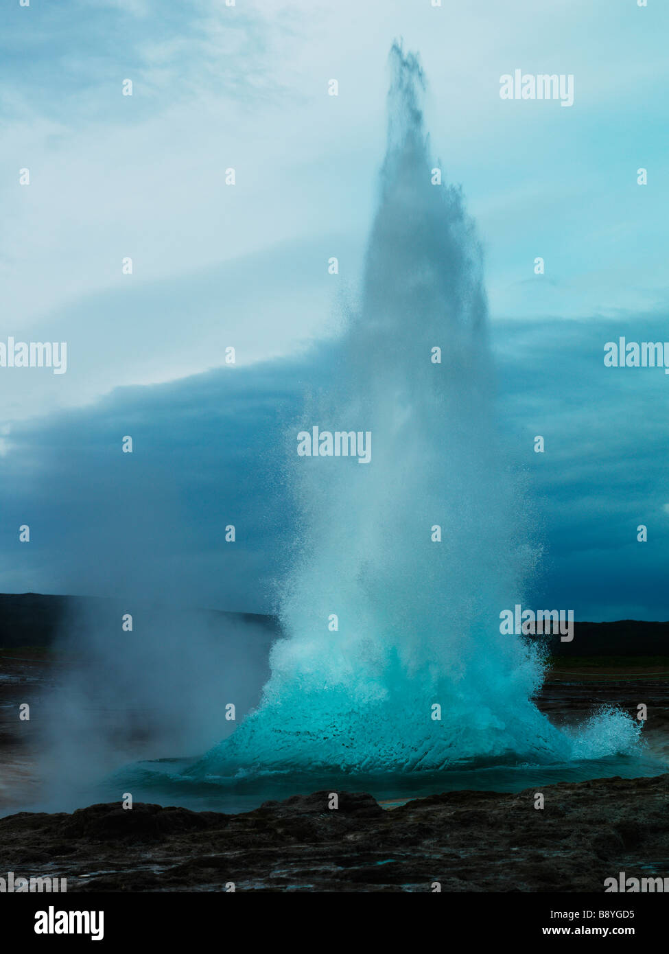Strokkur geyser Iceland Stock Photo - Alamy
