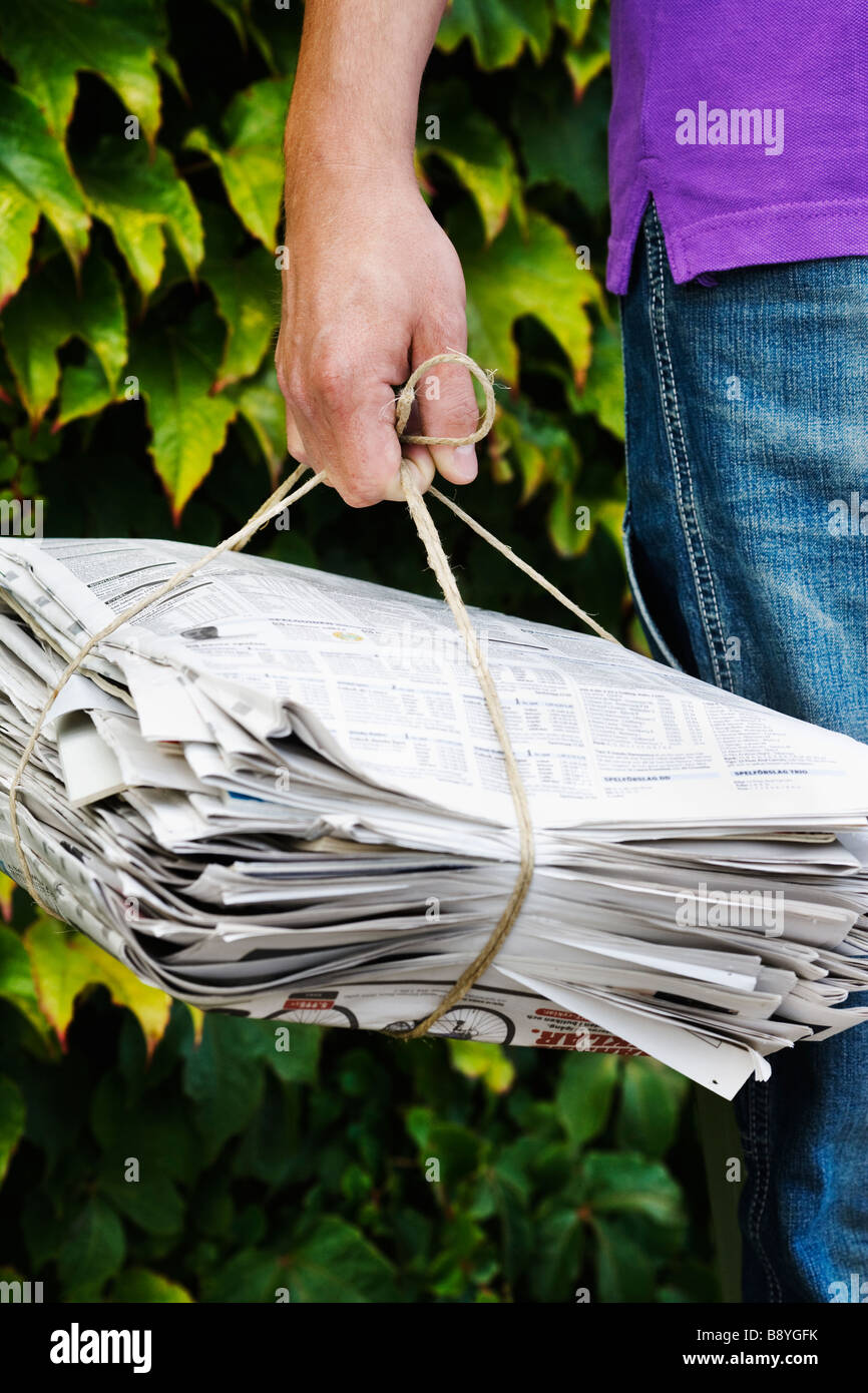 Recycling newspapers and magazines hi-res stock photography and images ...
