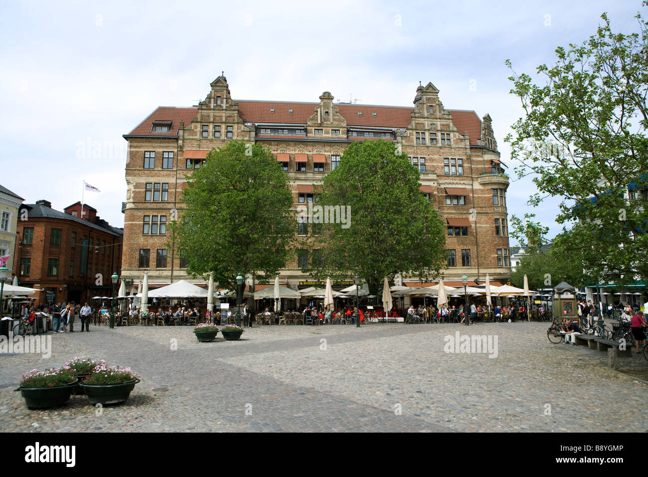 Lilla torg a square in the centre of Malmo Sweden Stock Photo - Alamy