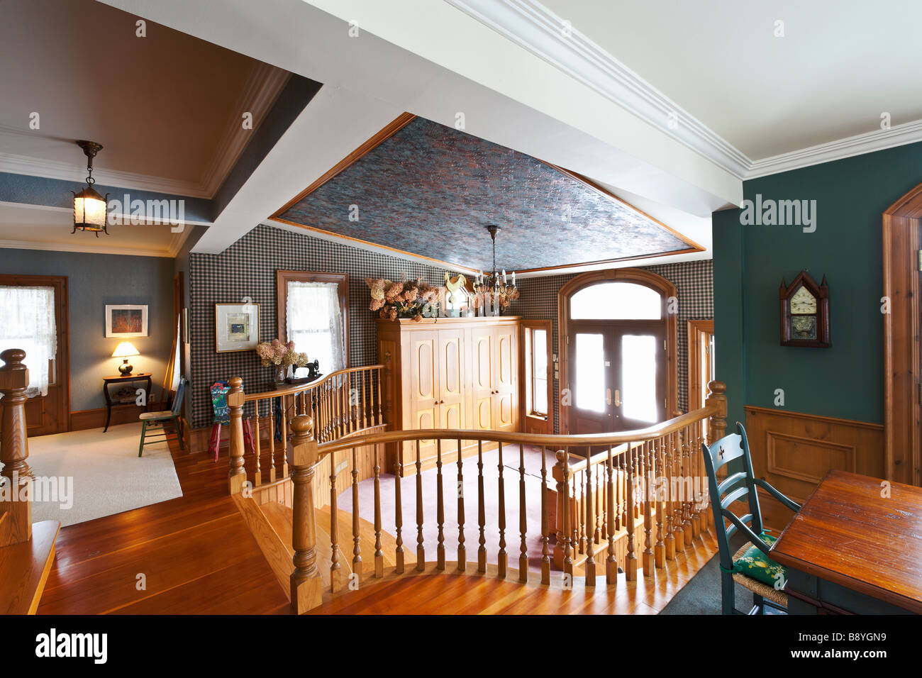 Front door inside house Stock Photo - Alamy