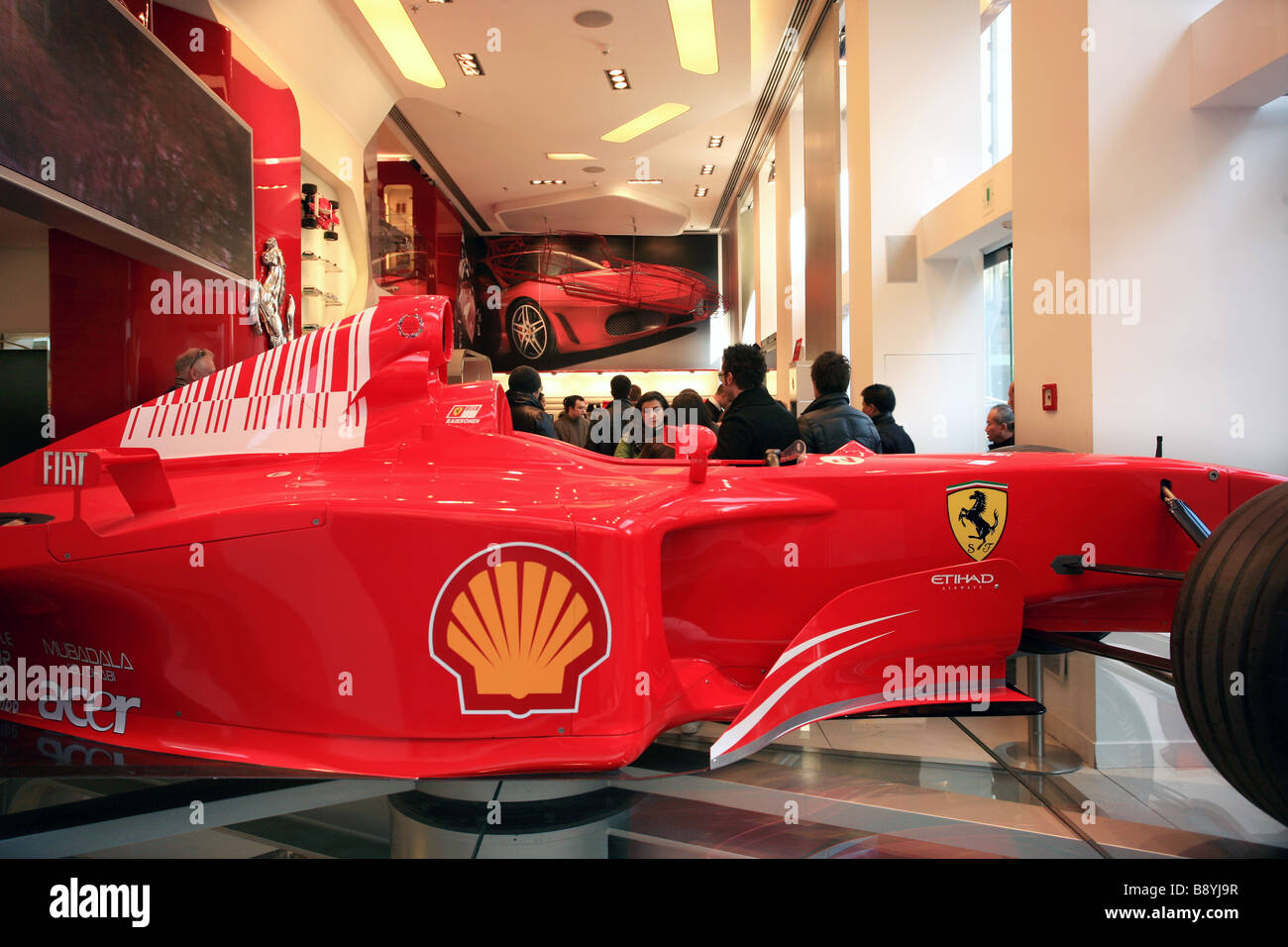 Ferrari italy milan store hi-res stock photography and images - Alamy