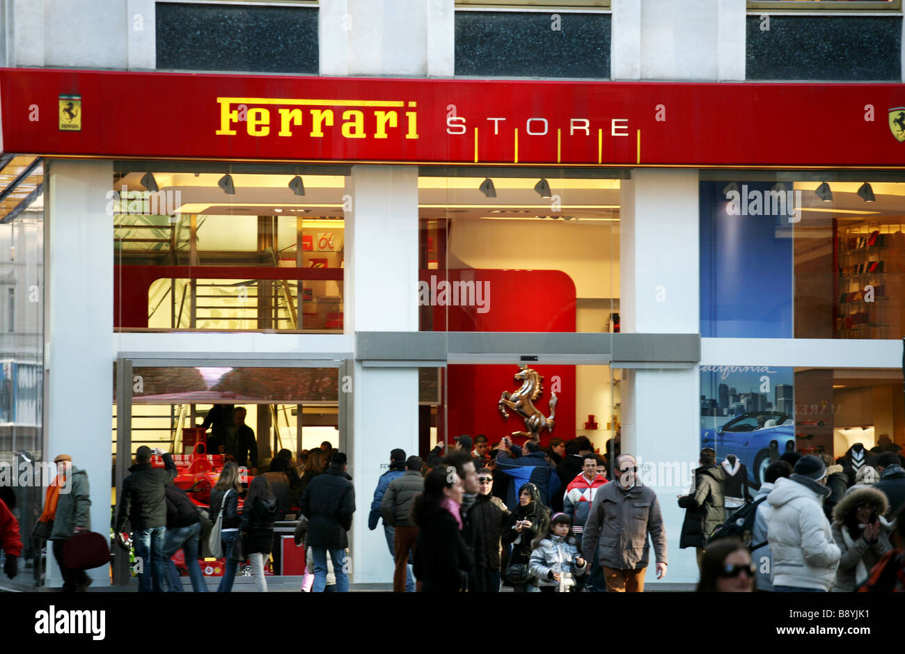 Ferrari italy milan store hi-res stock photography and images - Alamy