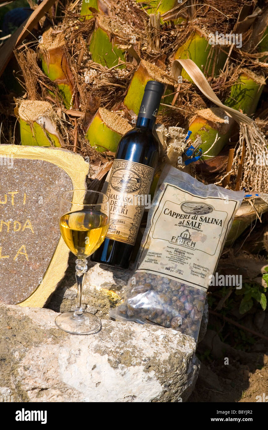 Malvasia wine, Malfa, Salina island, Sicily, Italy Stock Photo - Alamy