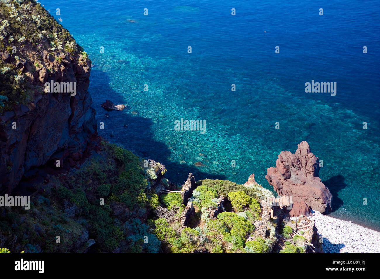 Punta Scario, Malfa, Salina island, Sicily, Italy Stock Photo - Alamy