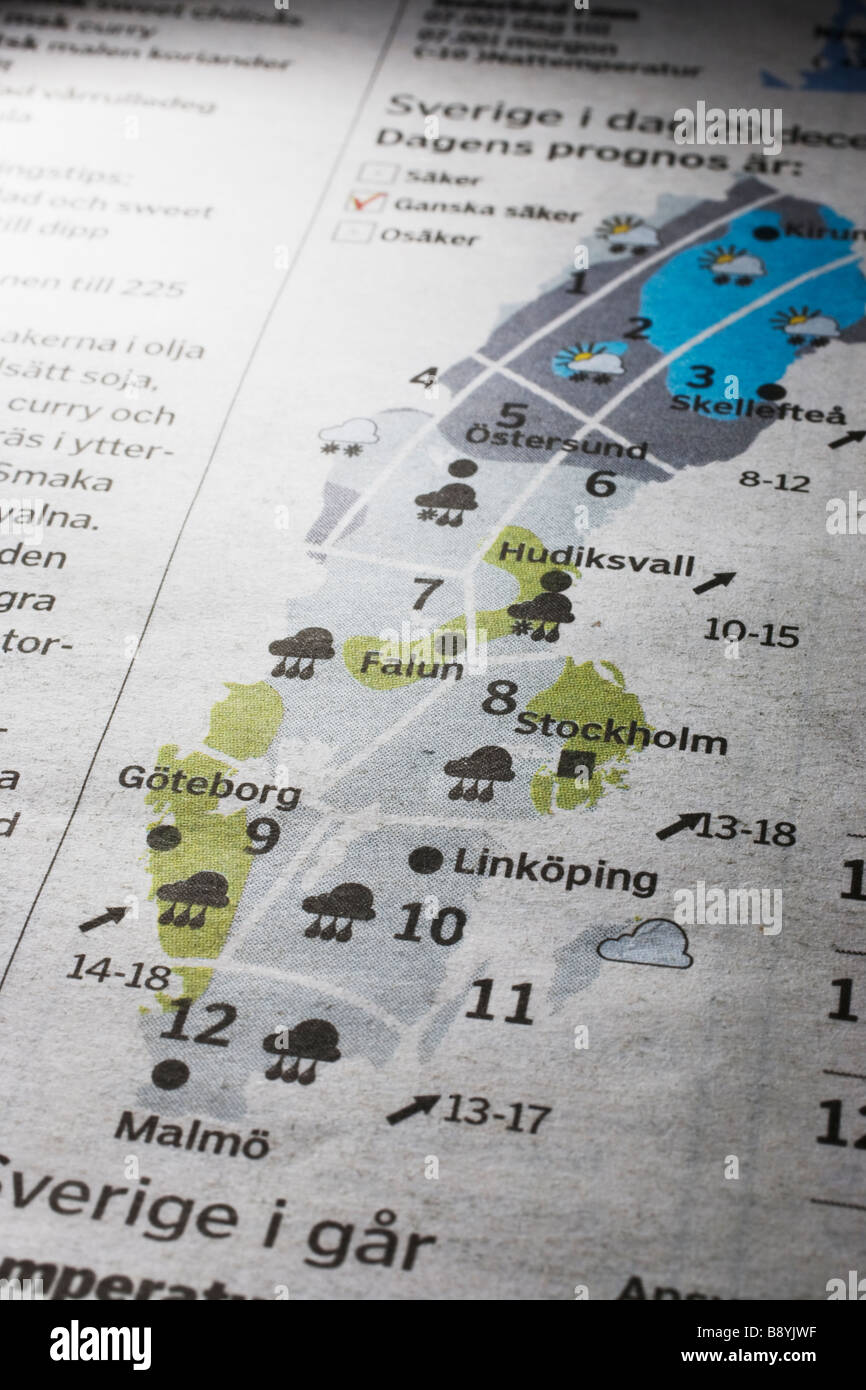 Weather maps hi-res stock photography and images - Alamy
