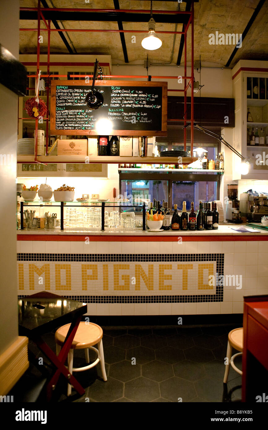 Interior, "Primo" Restaurant, Rome, Lazio, Italy Stock Photo - Alamy