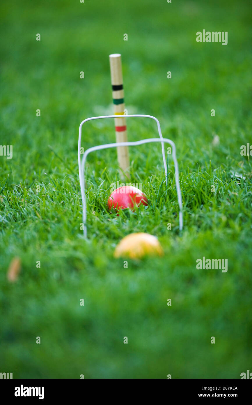 Croquet stick hi-res stock photography and images - Alamy