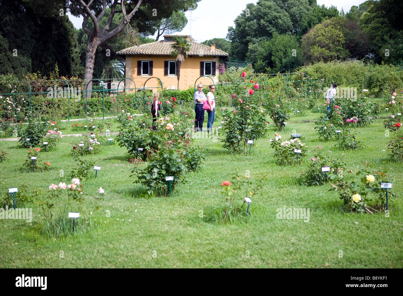 Rome rose garden hi-res stock photography and images - Alamy