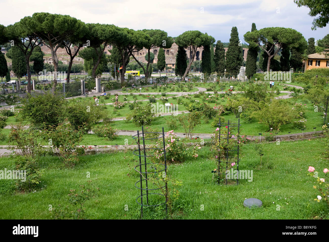 Rome rose garden hi-res stock photography and images - Alamy