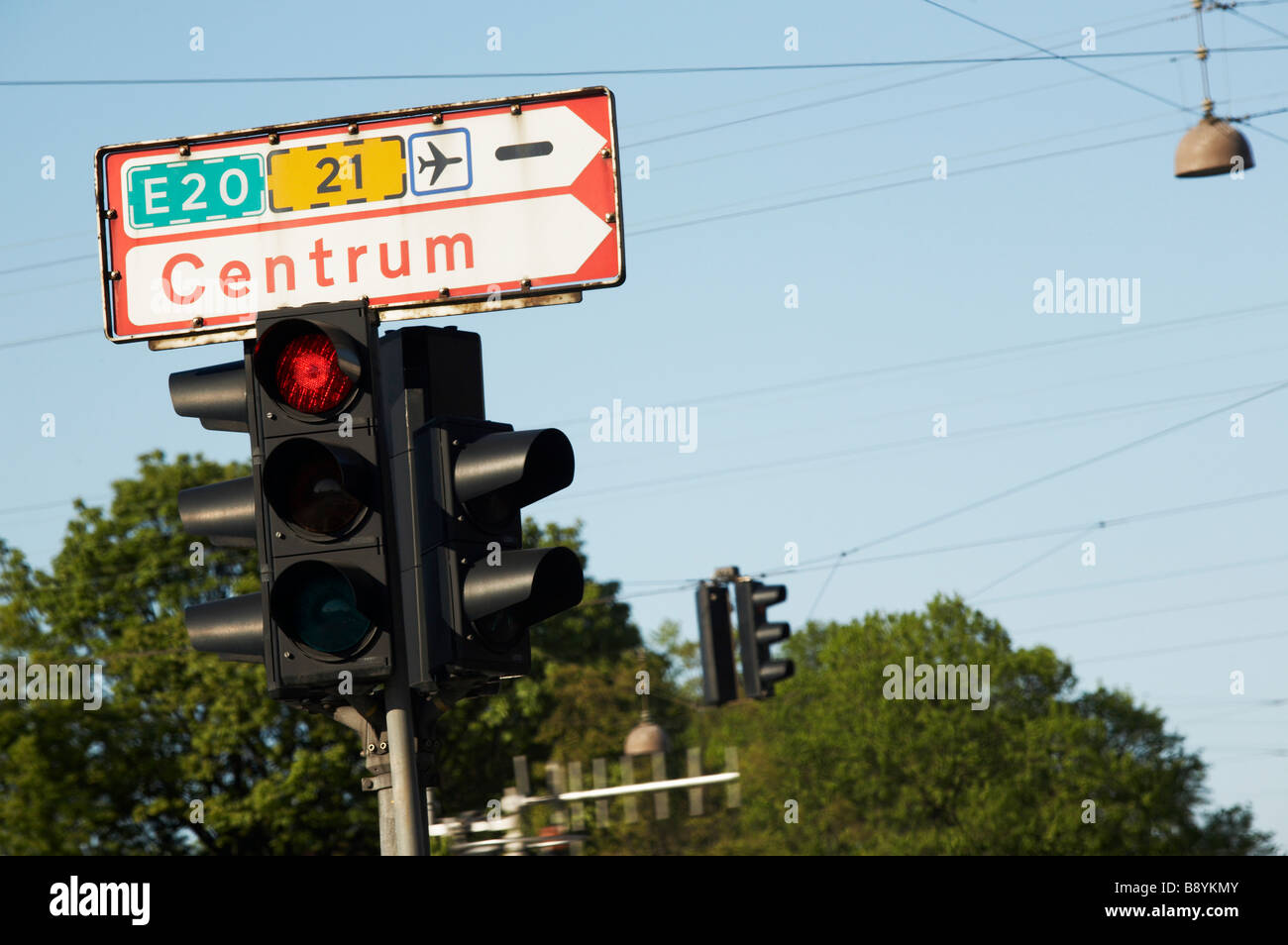 Street signs Copenhagen Denmark Stock Photo - Alamy
