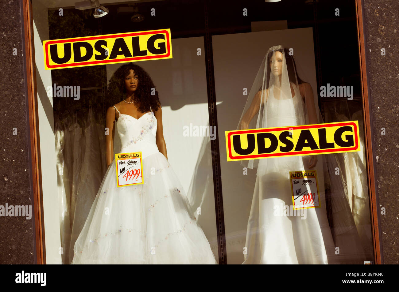 Mannequins in a shop window Copenhagen Denmark Stock Photo - Alamy