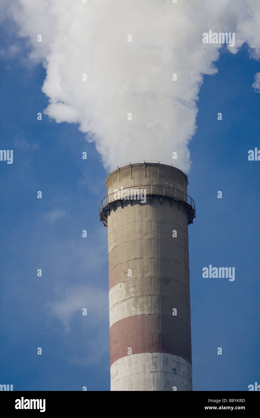 Chemical smoke pipe Stock Photo - Alamy