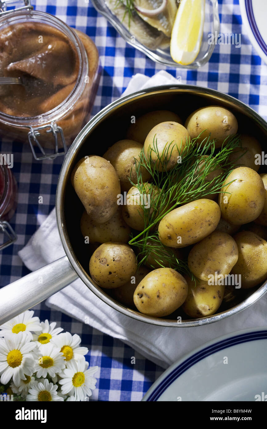 Midsummer party Sweden Stock Photo - Alamy