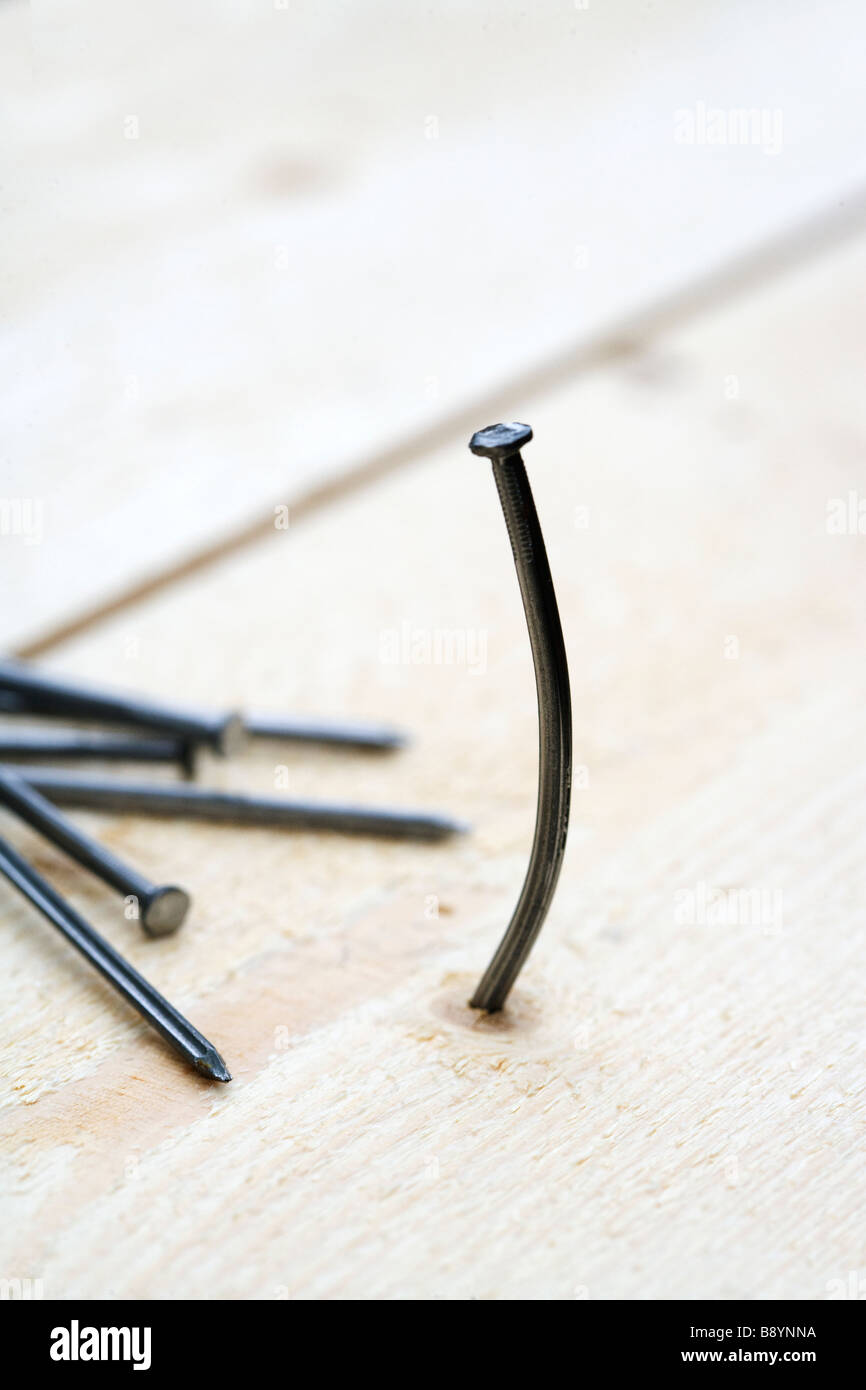 Curved nail Sweden Stock Photo - Alamy