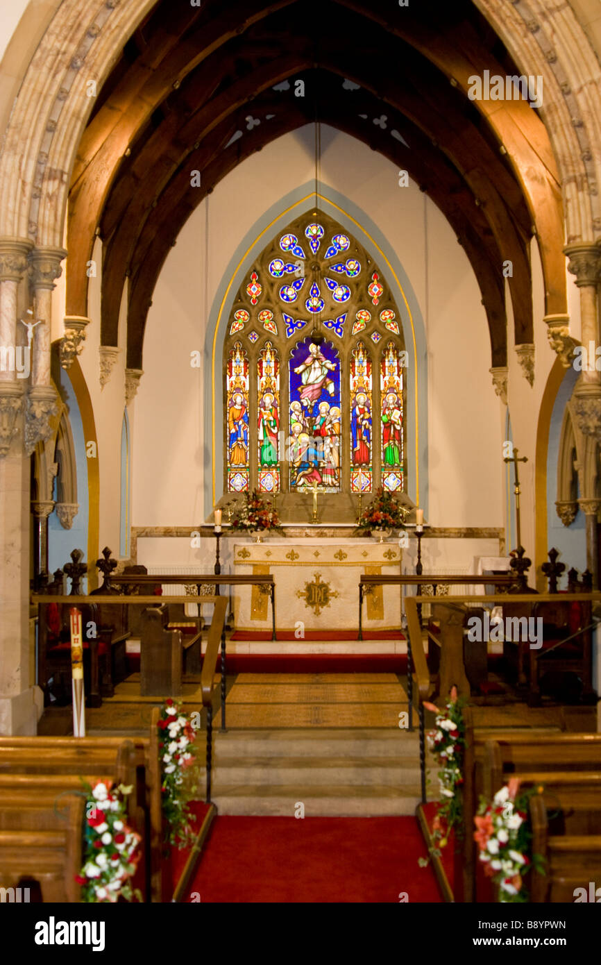 Interior of St John’s Church, Marchington Woodlands, Staffordshire ...