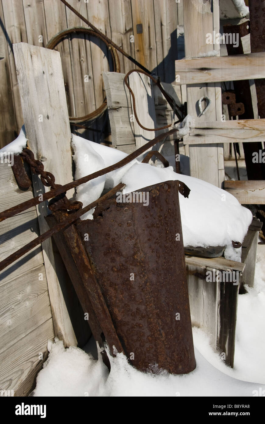 Outside Shackleton's Nimrod Expedition Hut, Cape Royds, Ross Sea ...