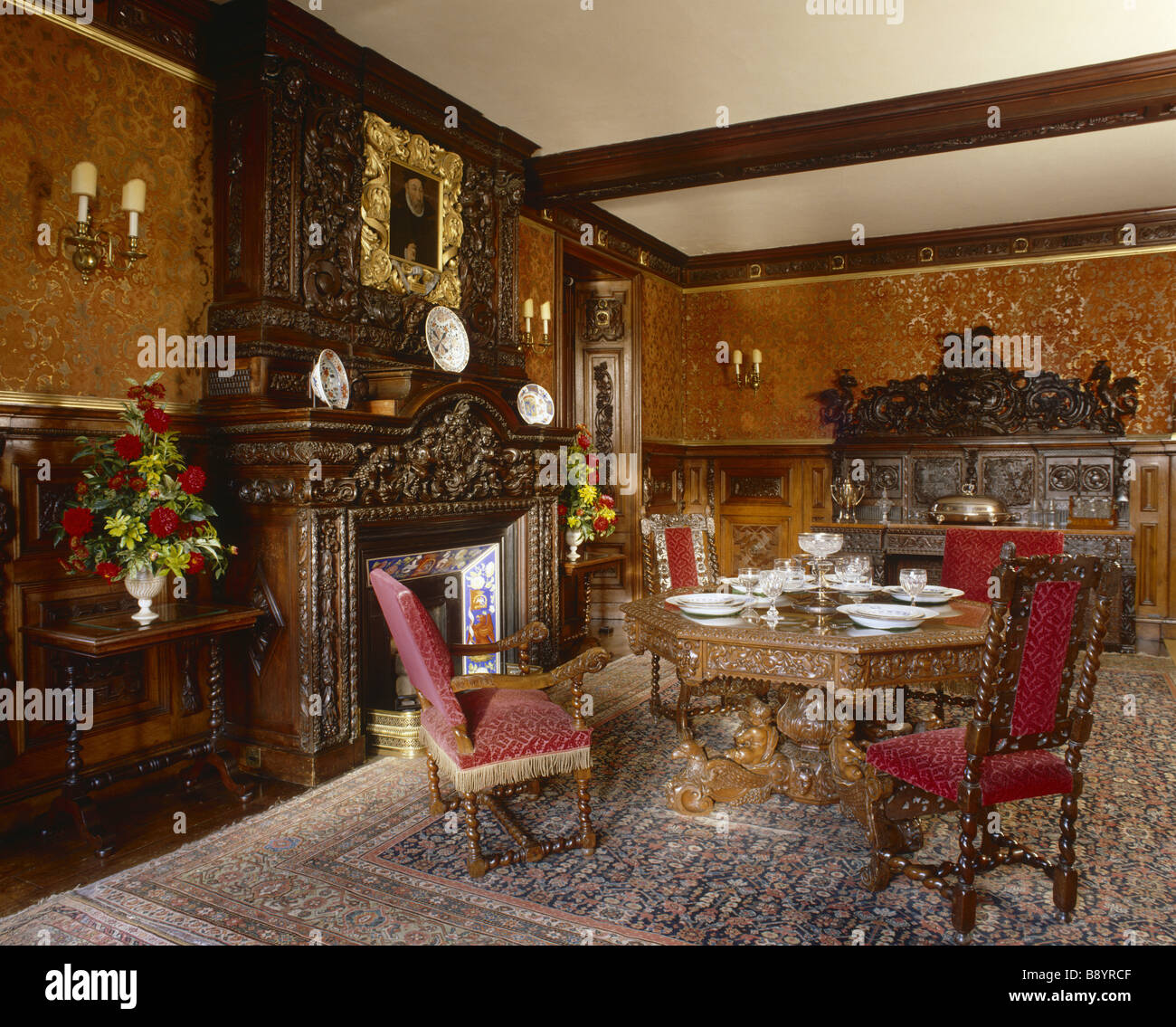 Oxburgh hall design hi-res stock photography and images - Alamy