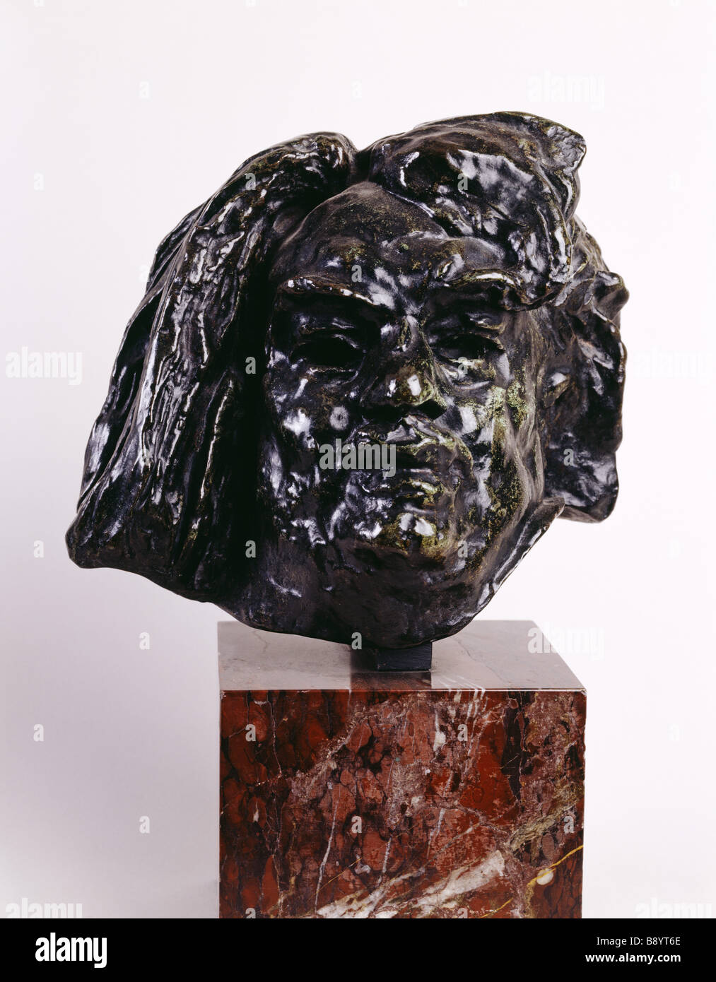 Bronze head of Balzac by Auguste Rodin at Shaw s Corner Stock Photo - Alamy