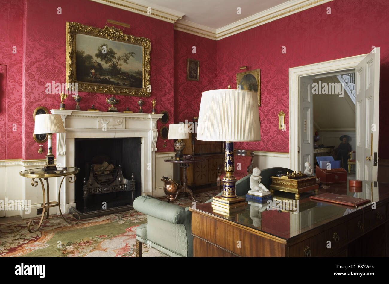 Hinton ampner interior hi-res stock photography and images - Alamy