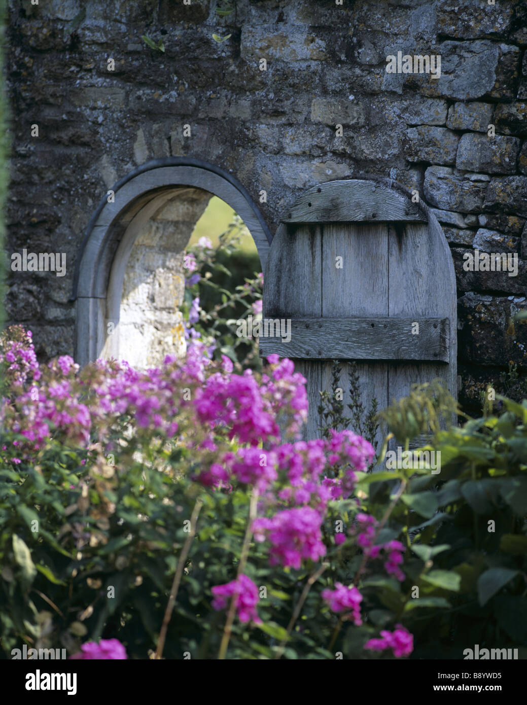 Garden Gate With Flowers