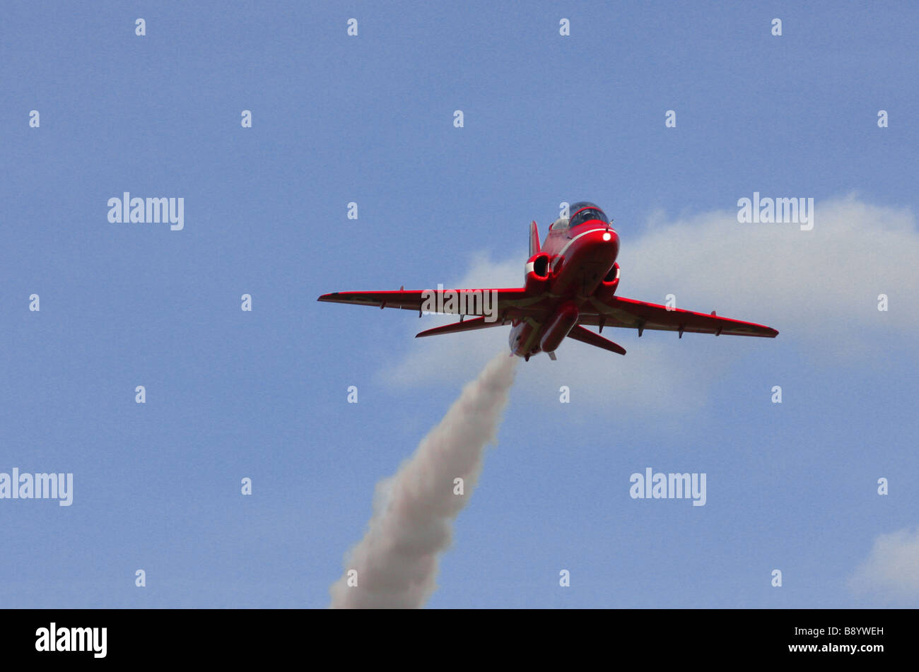 A Red Arrow fast and low Stock Photo - Alamy