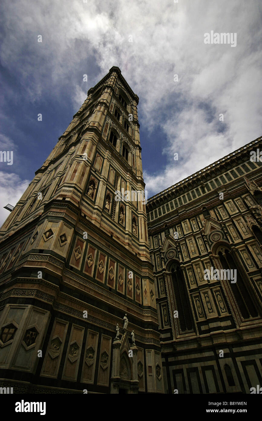 Campanile and Il Duomo cathedral in Florence Italy Stock Photo - Alamy