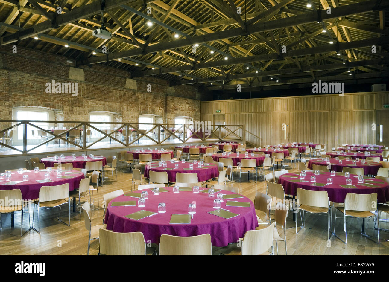 The Gallery in the West Wing with its wooden raftered roof at Ickworth ...
